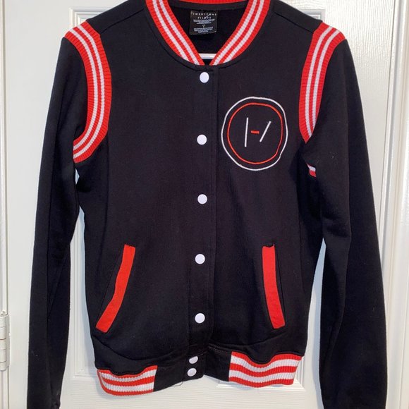 Jackets & Coats | Twenty One Pilots Redblack Logo Jacket | Poshmark